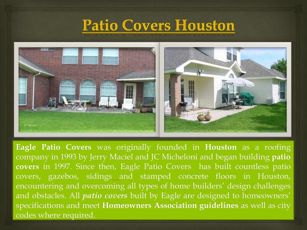 PPT - Houston Patio Covers PowerPoint Presentation, free download - ID ...