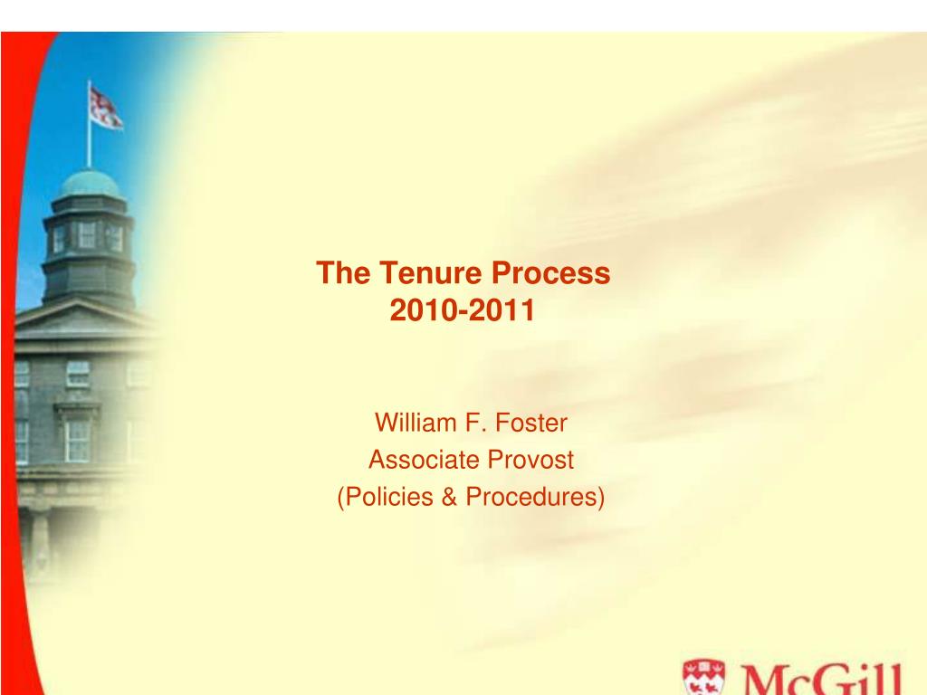 PPT - The Tenure Process 2010-2011 PowerPoint Presentation, free ...