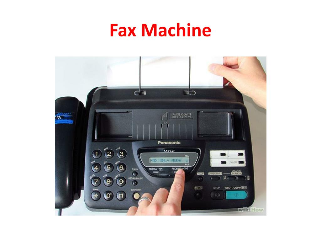 PPT - Fax Machine PowerPoint Presentation, free download - ID:5614383