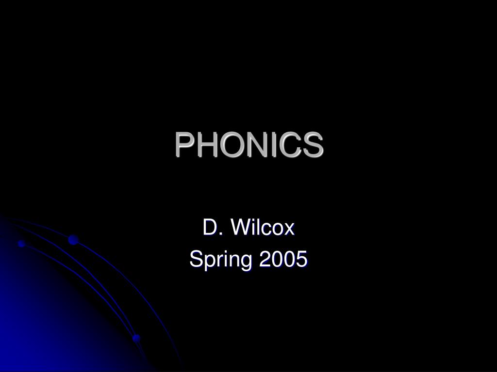 PPT - PHONICS PowerPoint Presentation, free download - ID:5615358