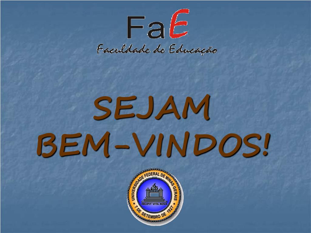 PPT - SEJAM BEM-VINDOS! PowerPoint Presentation, free download - ID:5617799