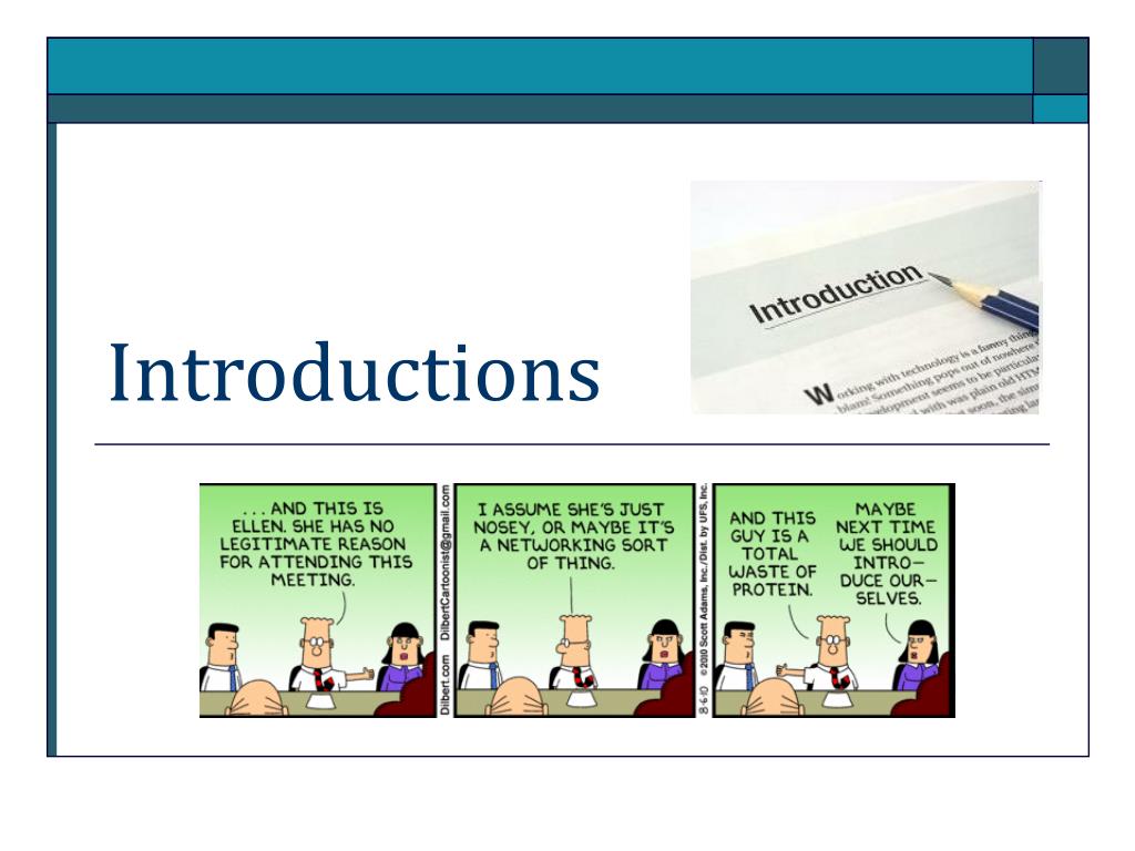 PPT - Introductions PowerPoint Presentation, free download - ID:5617993