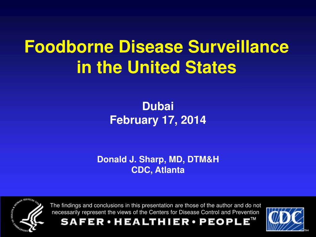 PPT - Foodborne Disease Surveillance in the United States PowerPoint ...