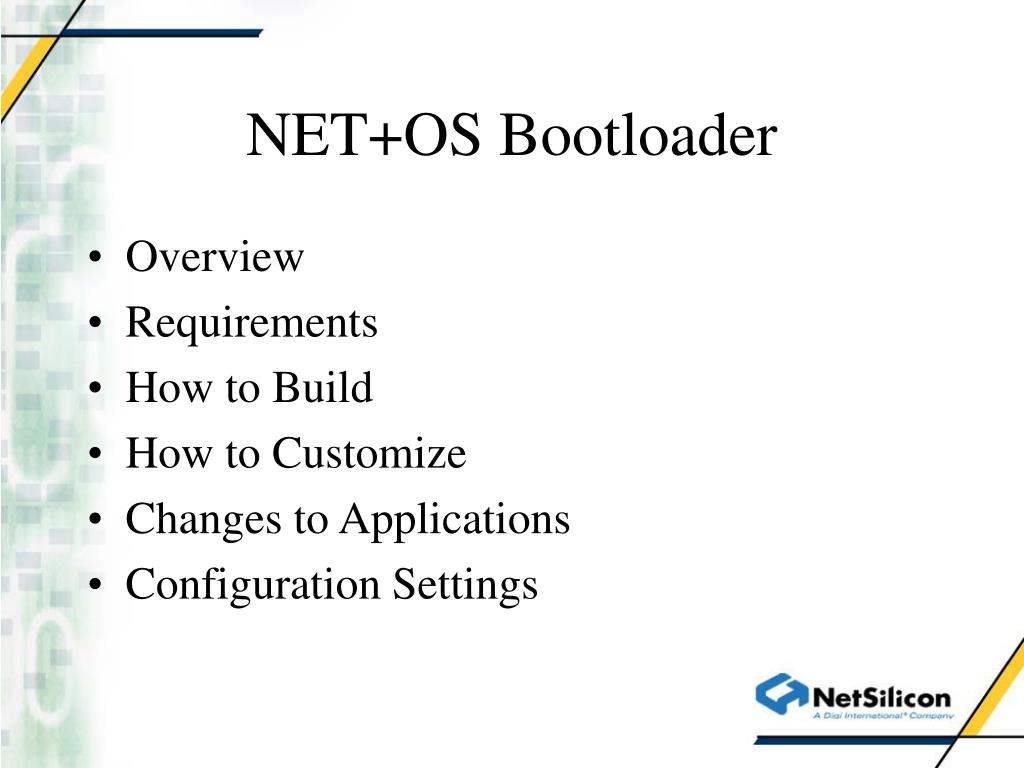 PPT - NET+OS Bootloader PowerPoint Presentation, free download - ID:5620413
