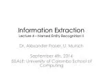 PPT - Information Extraction and Named Entity Recognition PowerPoint Presentation - ID:719206