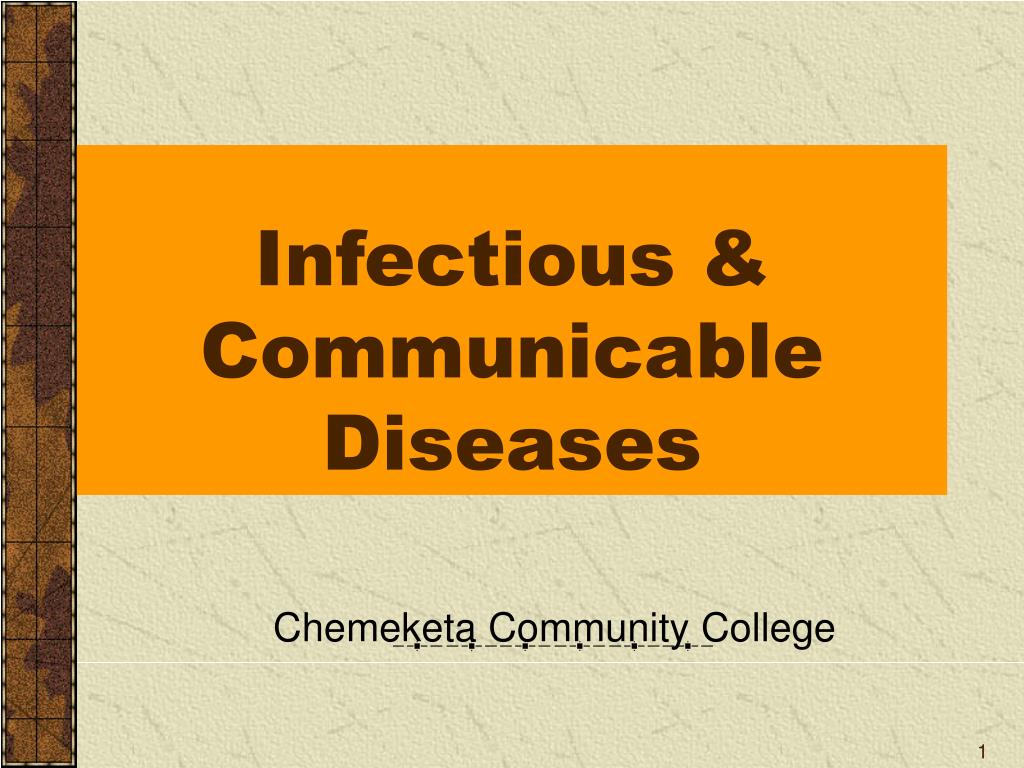 PPT - Infectious & Communicable Diseases PowerPoint Presentation - ID ...