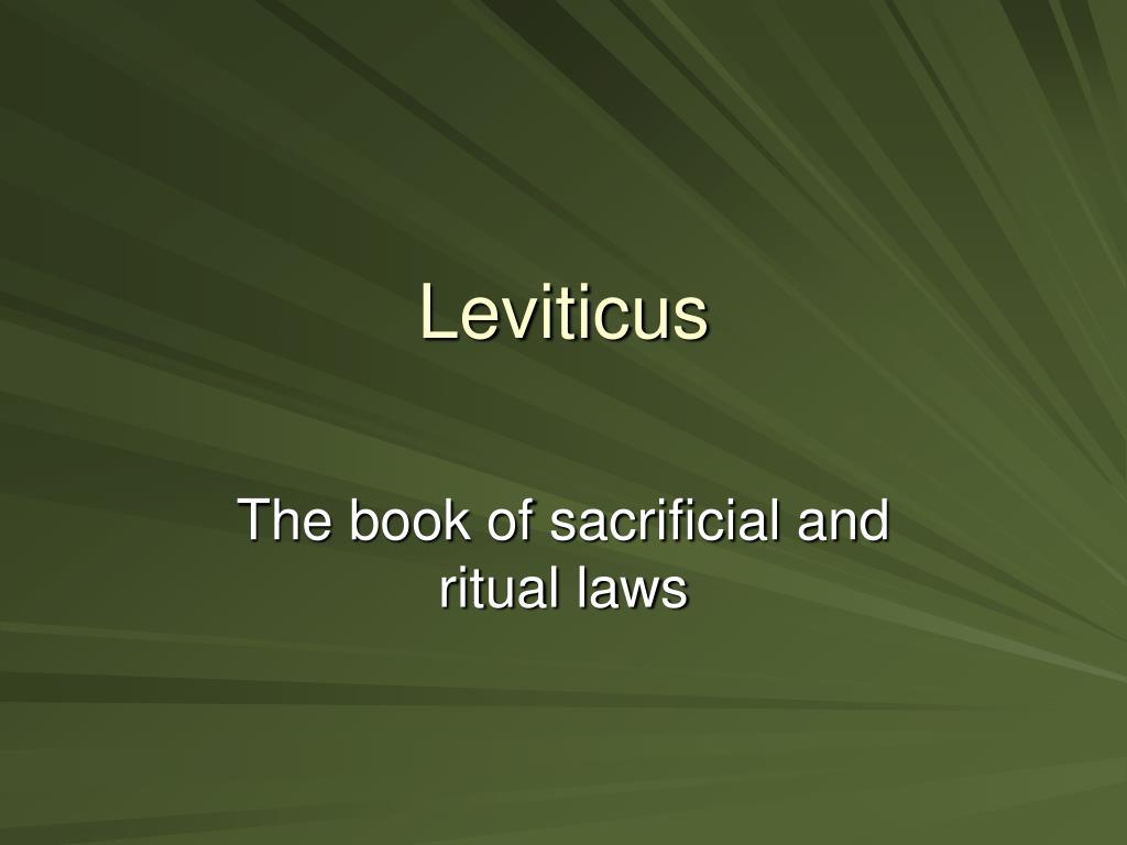 PPT - Leviticus PowerPoint Presentation, free download - ID:5621414