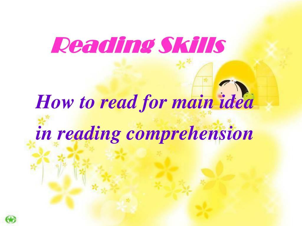 PPT - Reading Skills PowerPoint Presentation, free download - ID:5622600