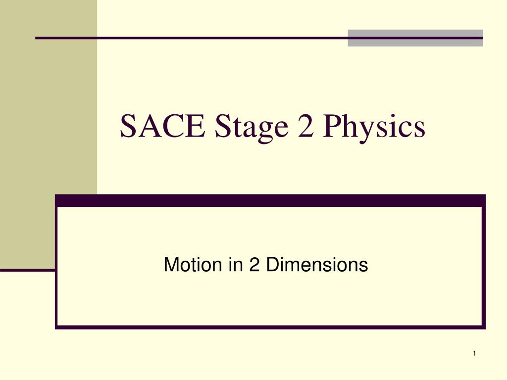 PPT - SACE Stage 2 Physics PowerPoint Presentation, free download - ID ...