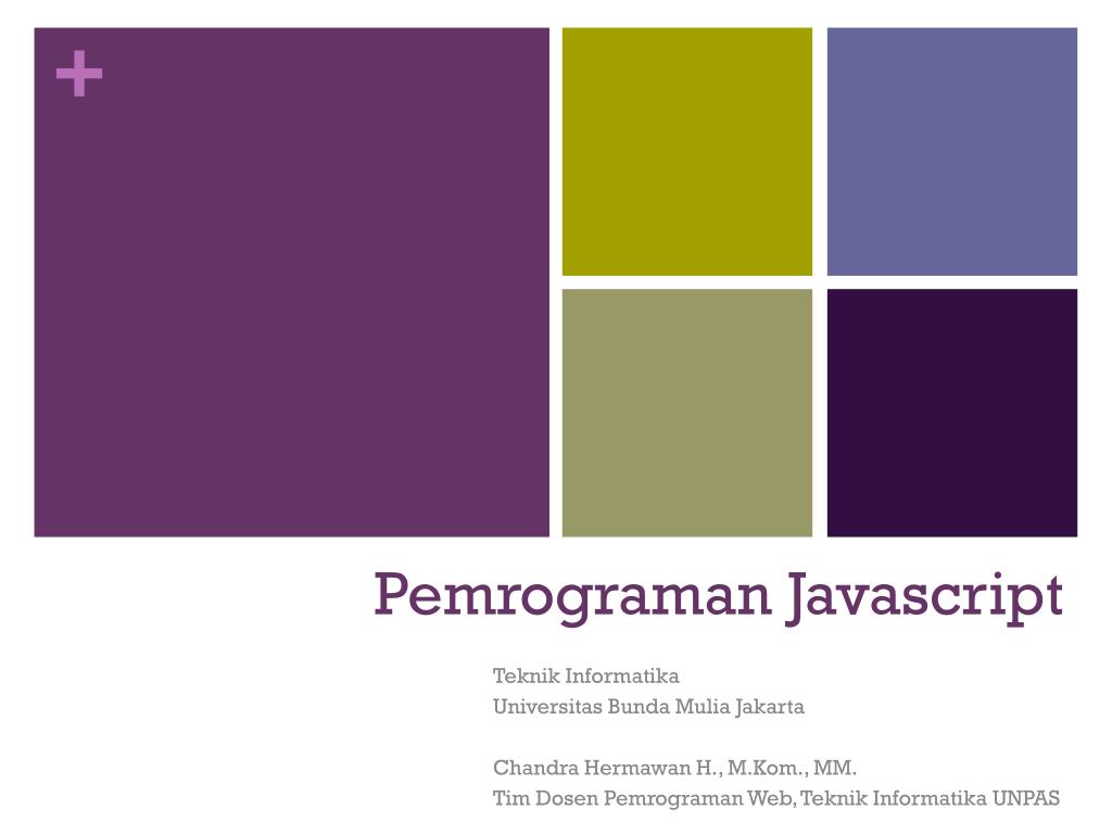 PPT - Pemrograman Javascript PowerPoint Presentation, free download ...