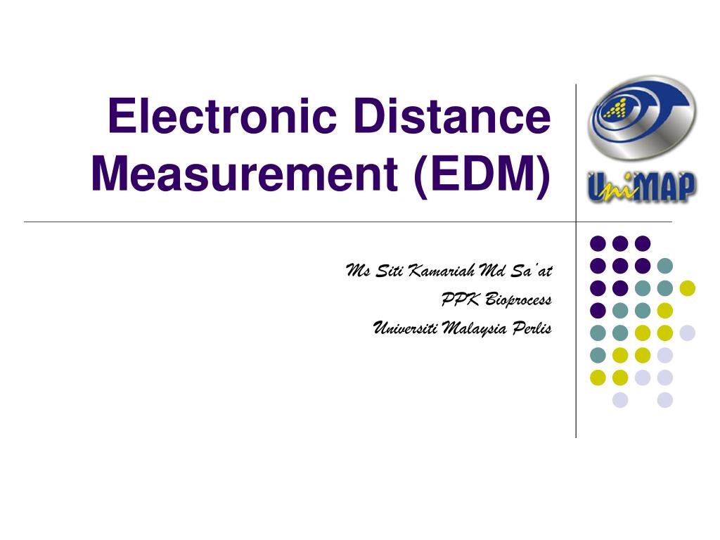 PPT - Electronic Distance Measurement (EDM) PowerPoint Presentation ...