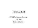 PPT - Value at Risk PowerPoint Presentation, free download - ID:733643
