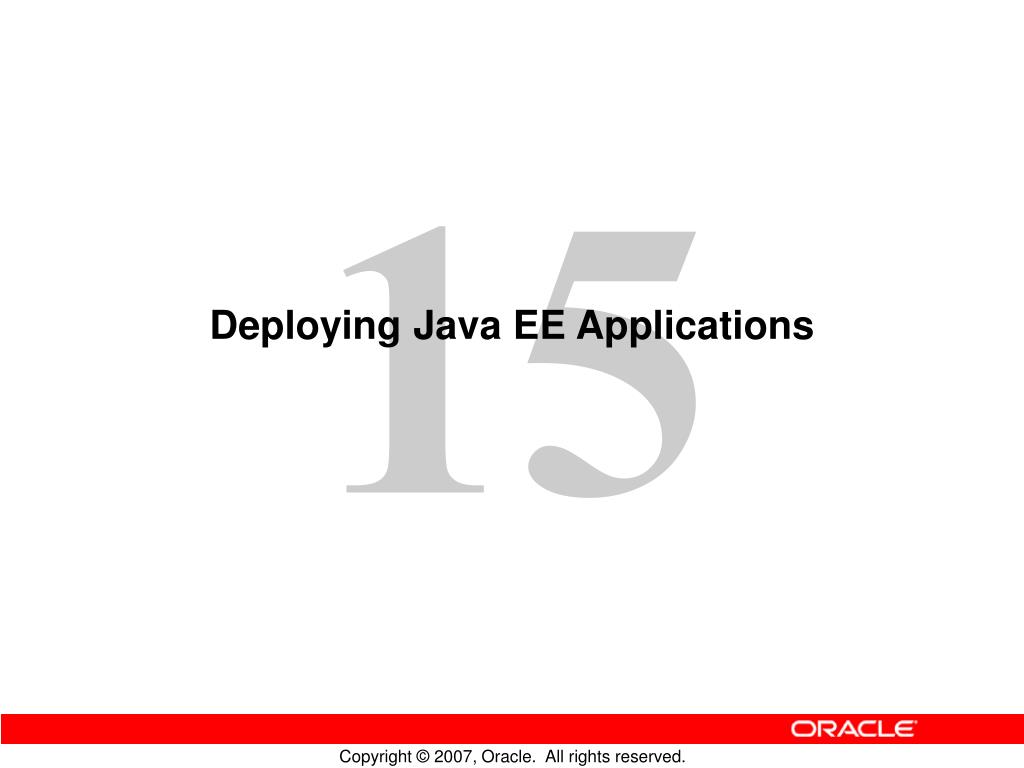 PPT - Deploying Java EE Applications PowerPoint Presentation, free ...
