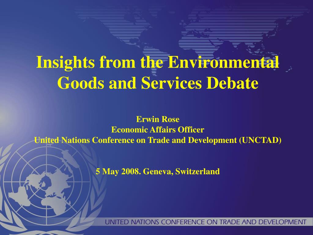 PPT - "Environmental Goods and Services" (EGS) PowerPoint Presentation ...