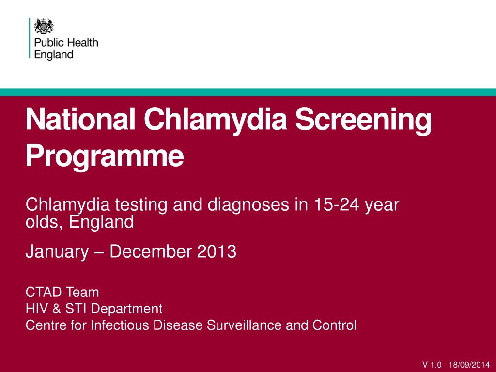 PPT - National Chlamydia Screening Programme PowerPoint Presentation ...