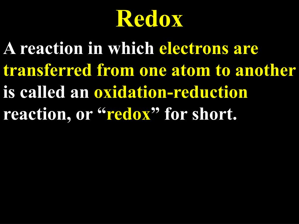 PPT - Redox PowerPoint Presentation, free download - ID:5630626