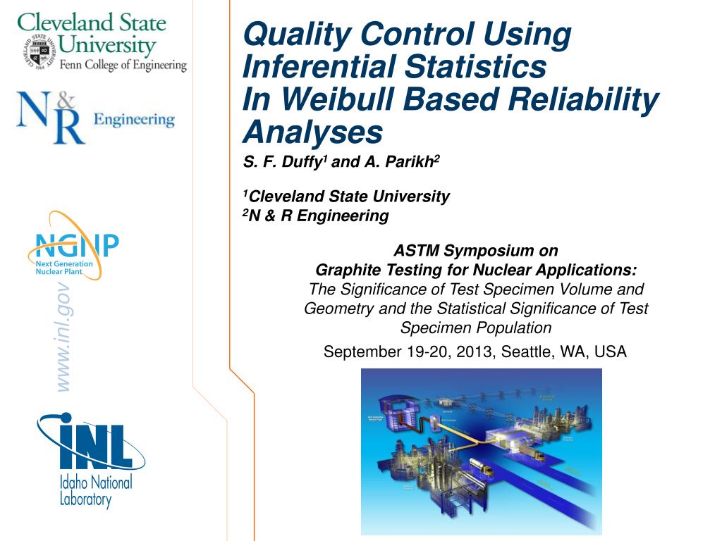 PPT - Quality Control Using Inferential Statistics In Weibull Based ...