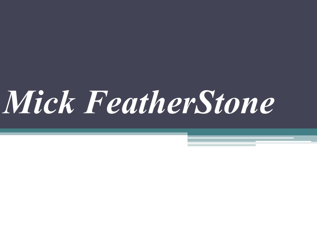 PPT - Mick FeatherStone Criminal Investigation PowerPoint Presentation ...