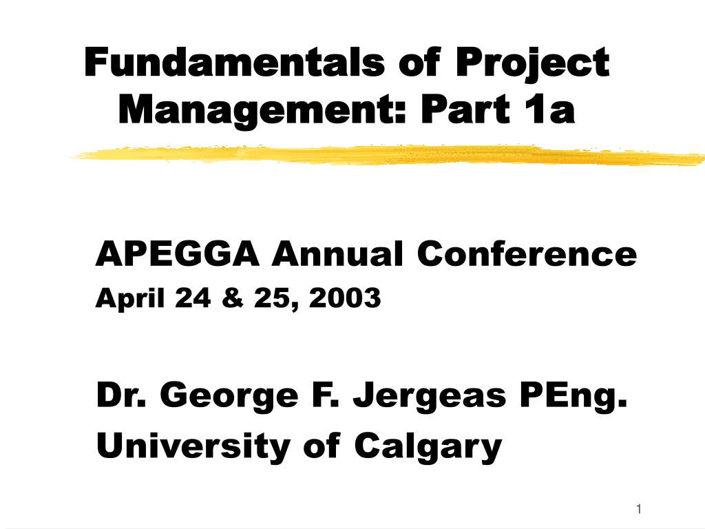 PPT - Fundamentals of Project Management: Part 1a PowerPoint ...