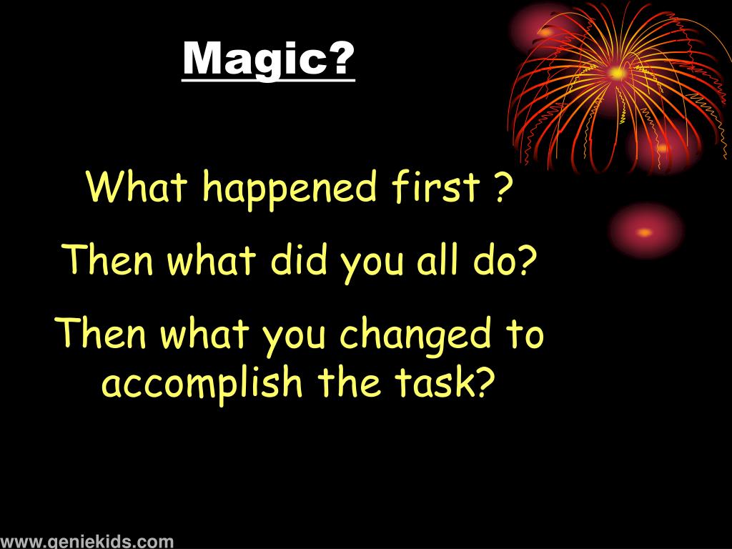 PPT - Magic? PowerPoint Presentation, free download - ID:5633602