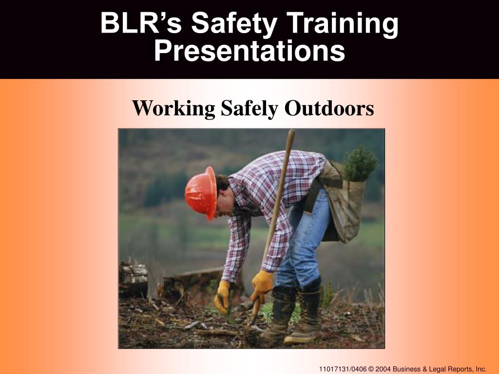 PPT - BLR’s Safety Training Presentations PowerPoint Presentation, free ...