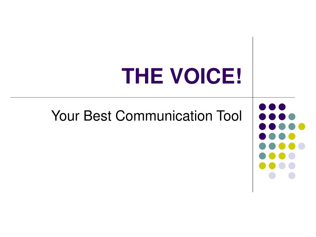 PPT - THE VOICE! PowerPoint Presentation, free download - ID:5636552