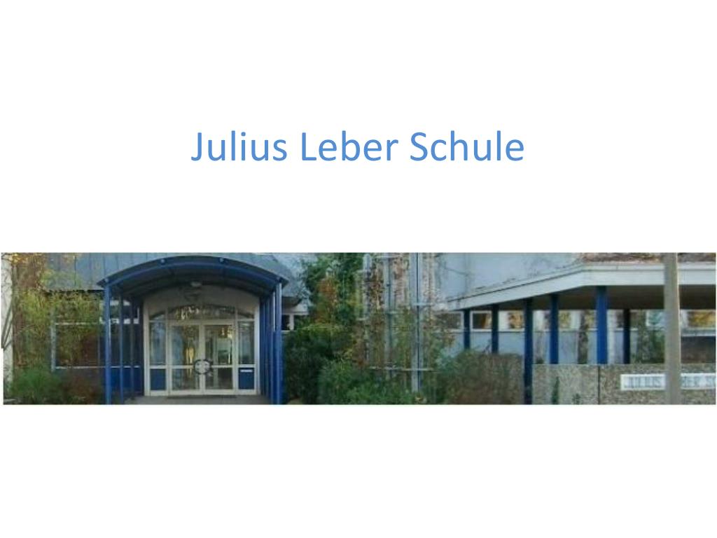 PPT - Julius Leber Schule PowerPoint Presentation, free download - ID ...