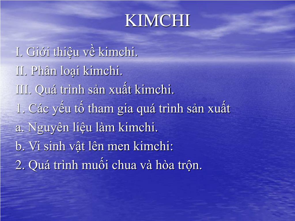 PPT - KIMCHI PowerPoint Presentation, free download - ID:5638207