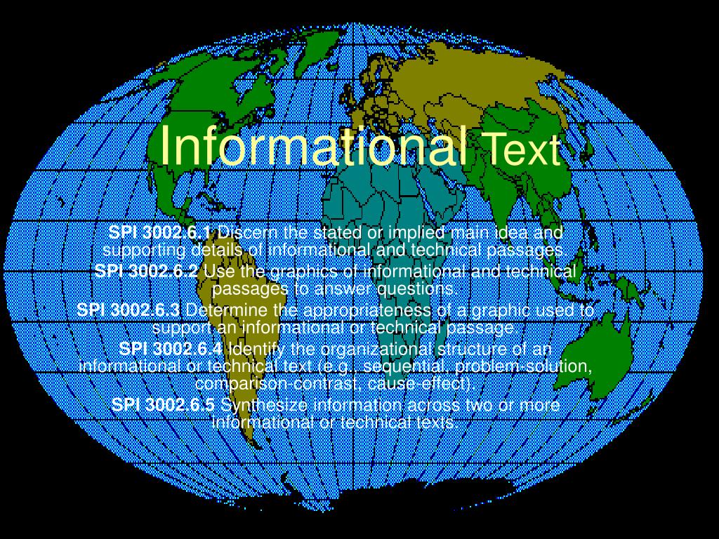 PPT - Informational Text PowerPoint Presentation, free download - ID ...