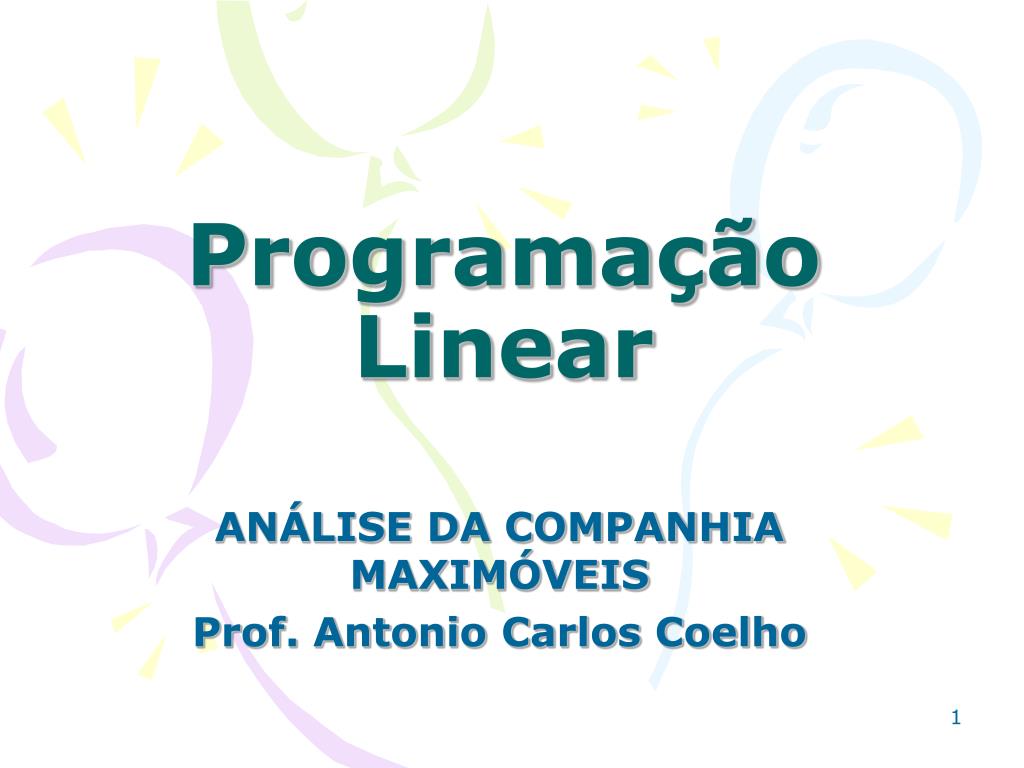 PPT - Programação Linear PowerPoint Presentation, free download - ID ...