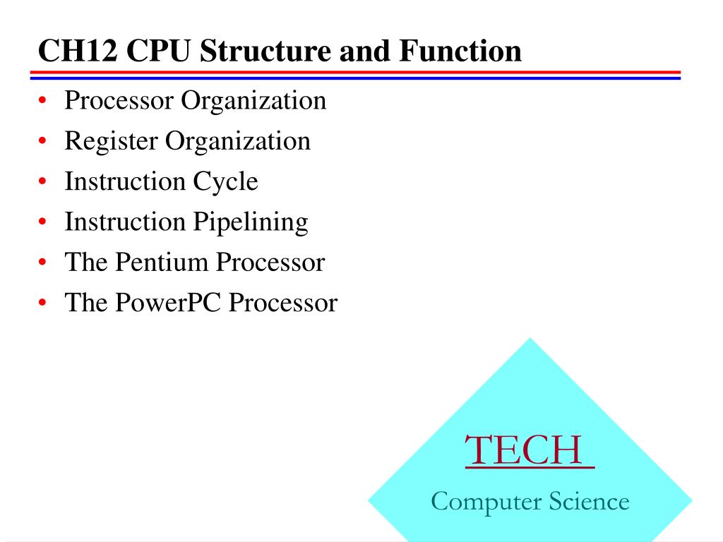 PPT - CH12 CPU Structure and Function PowerPoint Presentation, free ...