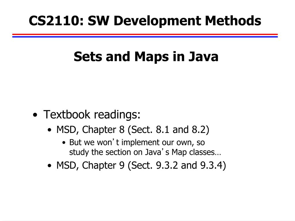 PPT - CS2110: SW Development Methods PowerPoint Presentation, free ...