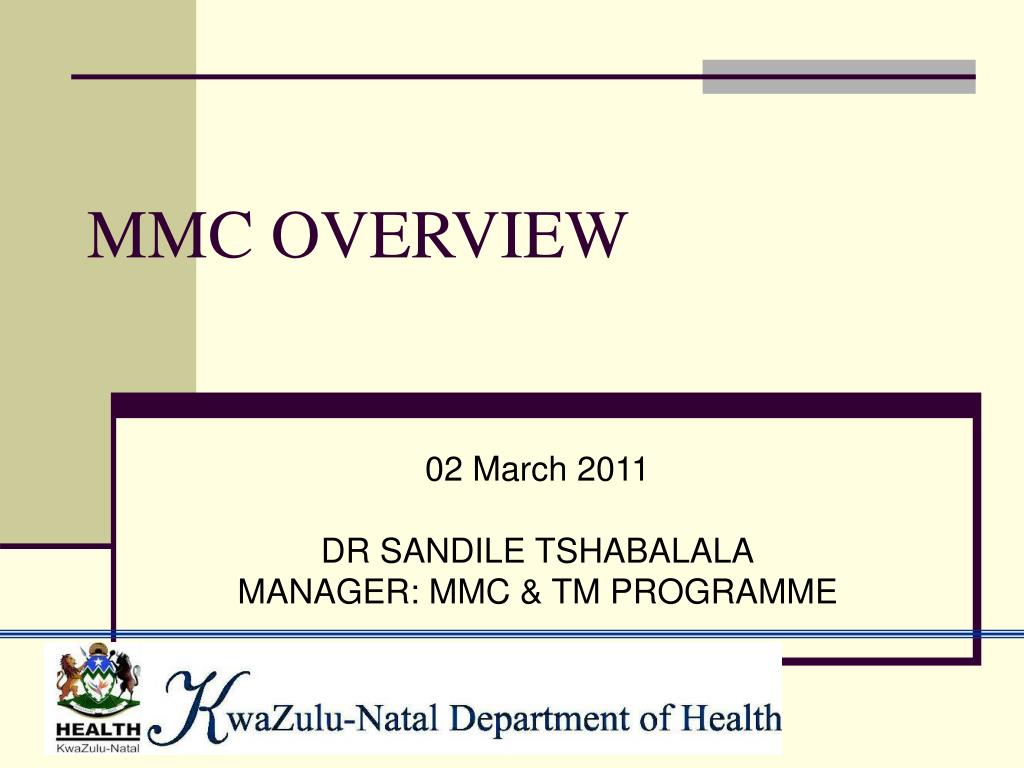 PPT - MMC OVERVIEW PowerPoint Presentation, free download - ID:5645281