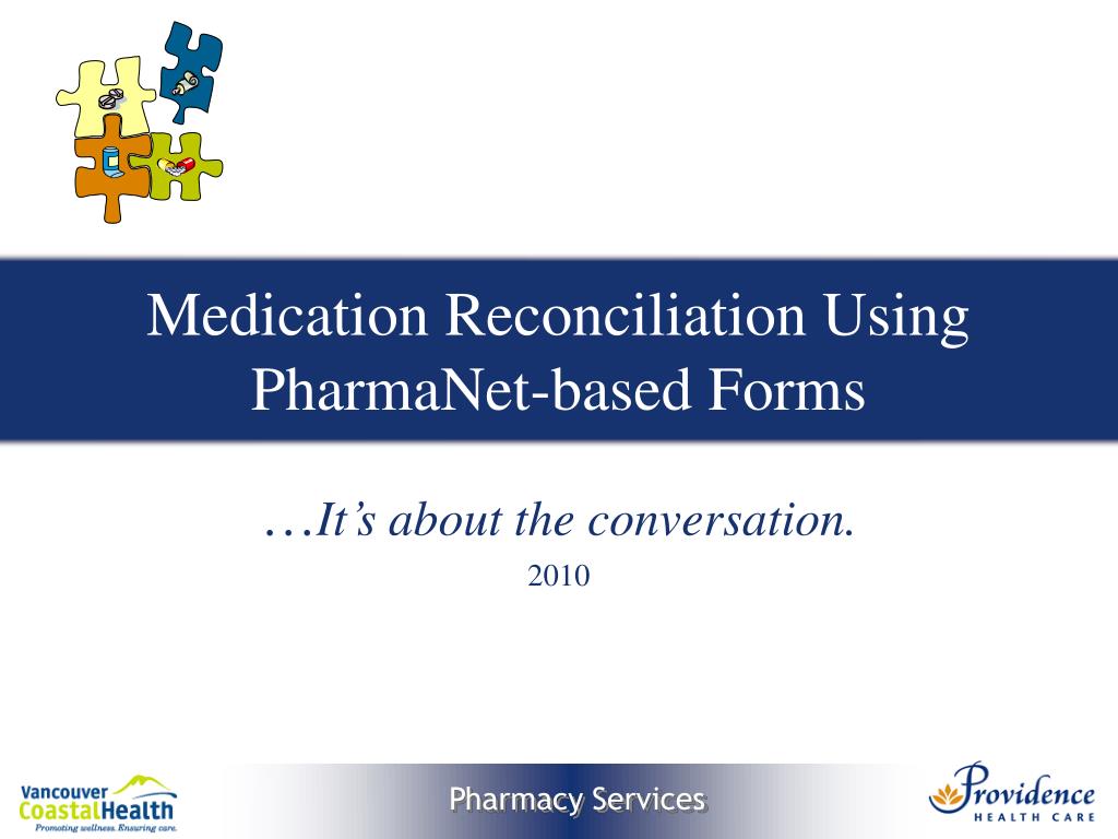 PPT - Medication Reconciliation Using PharmaNet-based Forms PowerPoint ...