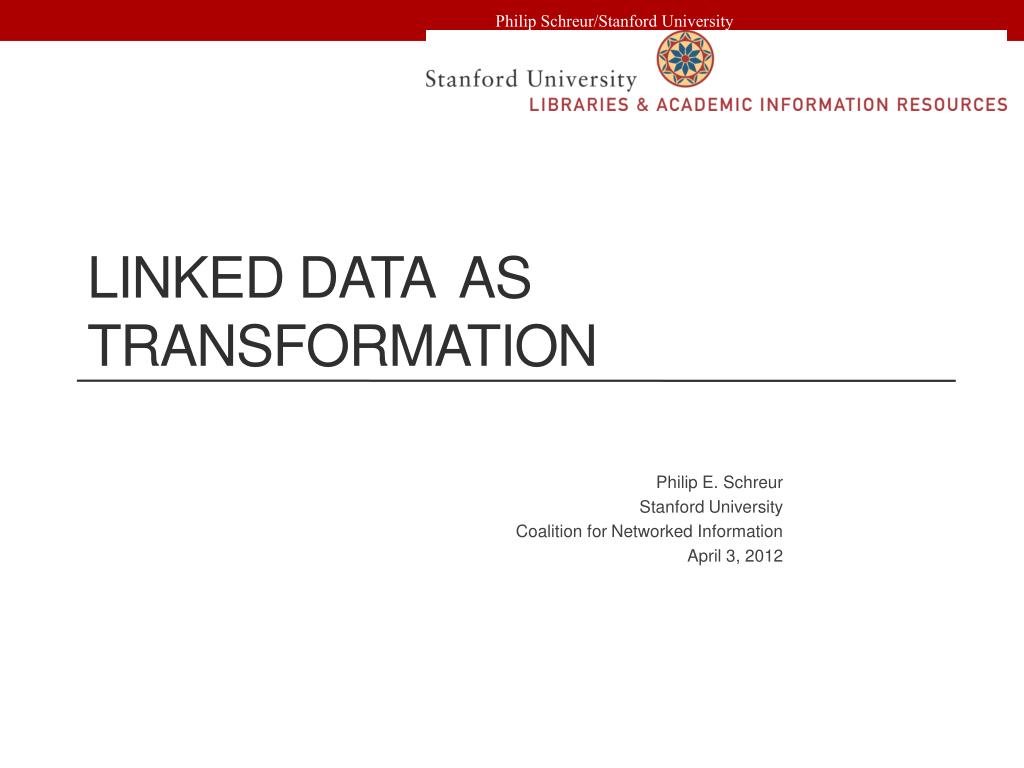 PPT - Linked Data as Transformation PowerPoint Presentation, free ...