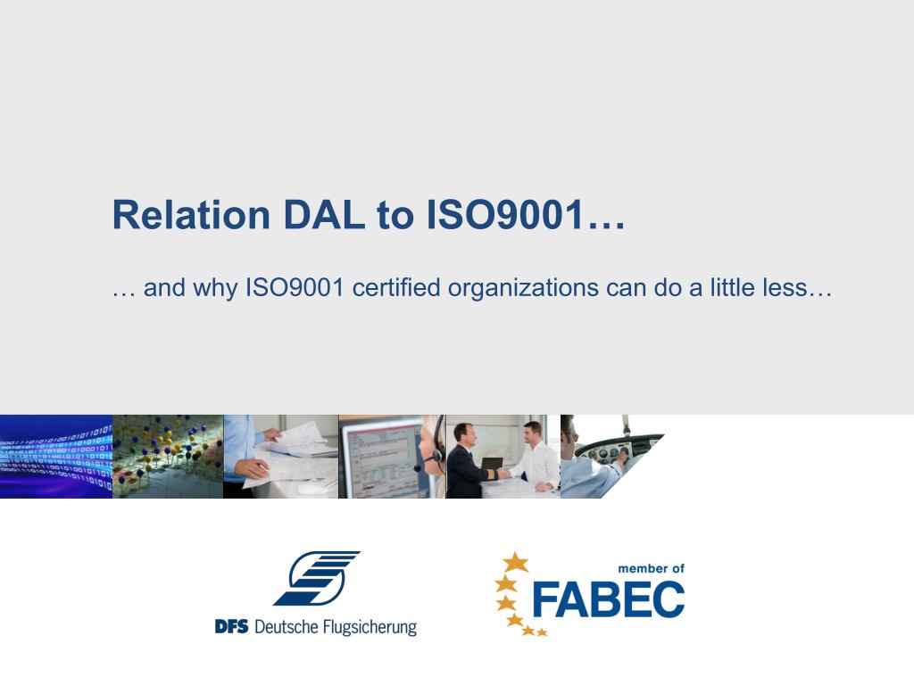 PPT - Relation DAL to ISO9001… PowerPoint Presentation, free download ...