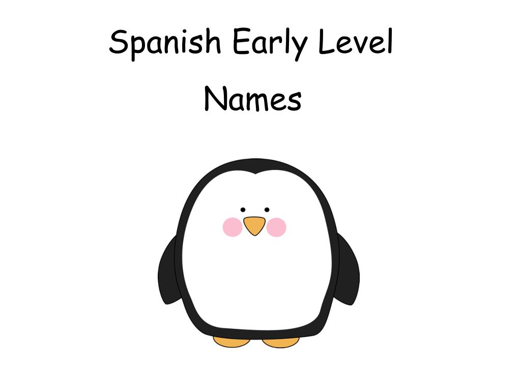 PPT - Spanish Early Level PowerPoint Presentation, free download - ID ...