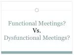 PPT - Workshop: Effective Meetings PowerPoint Presentation, free ...