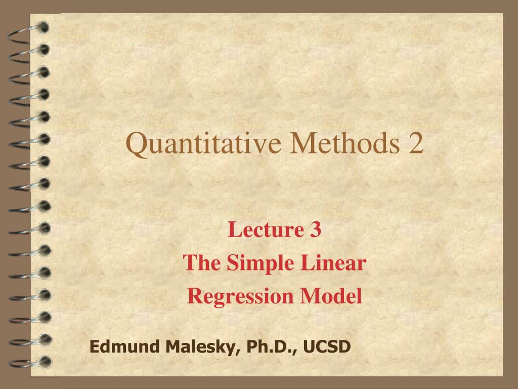 PPT - Quantitative Methods 2 PowerPoint Presentation, free download ...