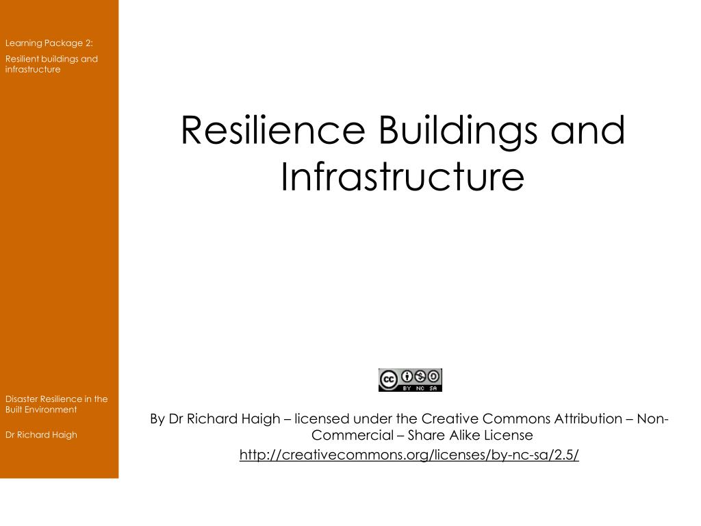 PPT - Resilience Buildings and Infrastructure PowerPoint Presentation ...