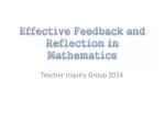 PPT - Feedback and Next Step Marking in Mathematics PowerPoint ...