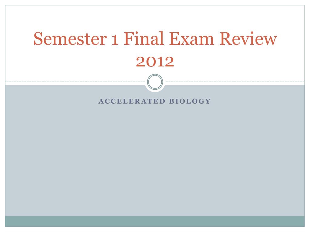 PPT - Semester 1 Final Exam Review 2012 PowerPoint Presentation, free ...
