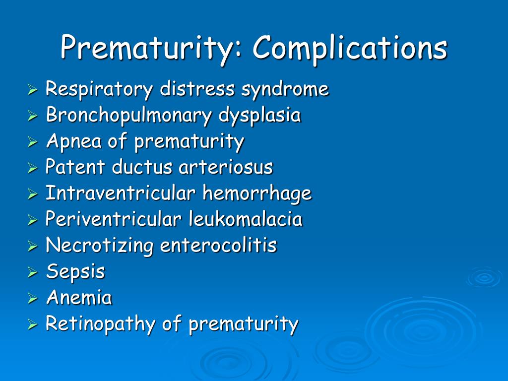 PPT - Prematurity: Complications PowerPoint Presentation, free download ...