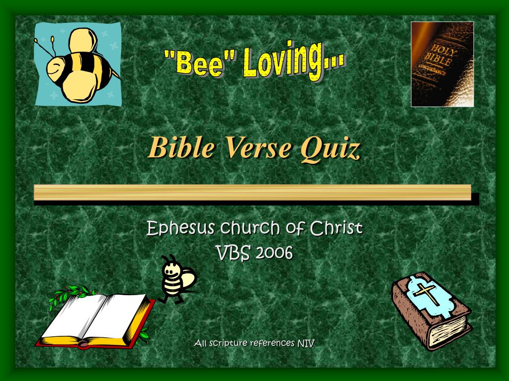 PPT - Bible Verse Quiz PowerPoint Presentation, free download - ID:5663742