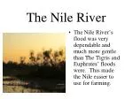PPT - THE NILE RIVER PowerPoint Presentation, free download - ID:5335026