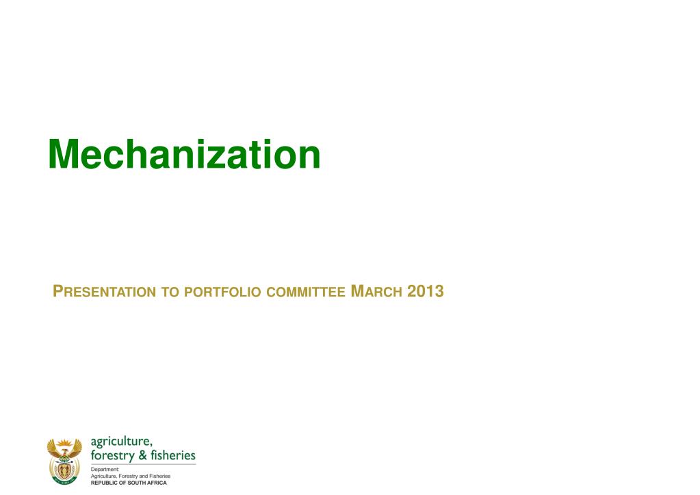 PPT - Mechanization PowerPoint Presentation, free download - ID:5666432