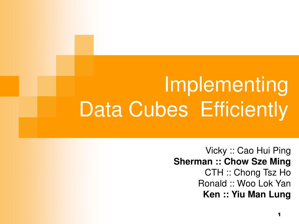 PPT - Implementing Data Cubes Efficiently PowerPoint Presentation, free download - ID:5670211