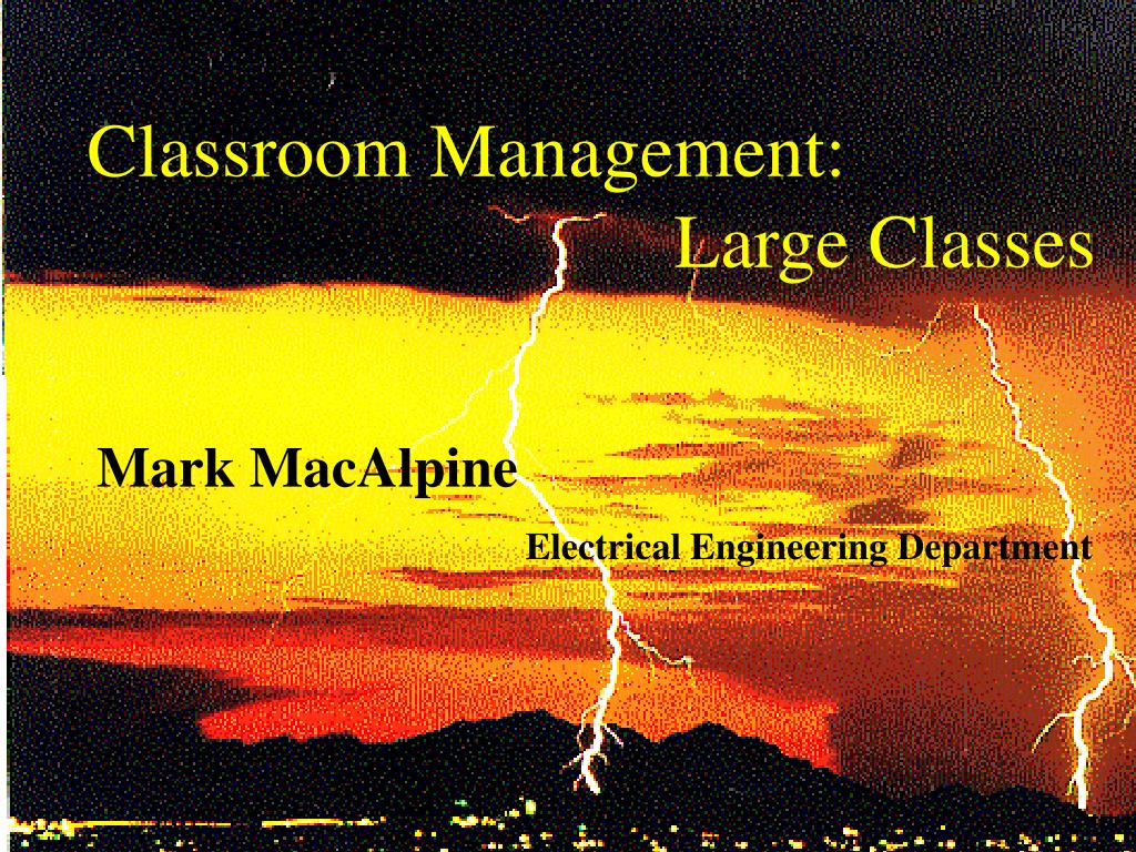 PPT - Classroom Management: Large Classes PowerPoint Presentation, free ...