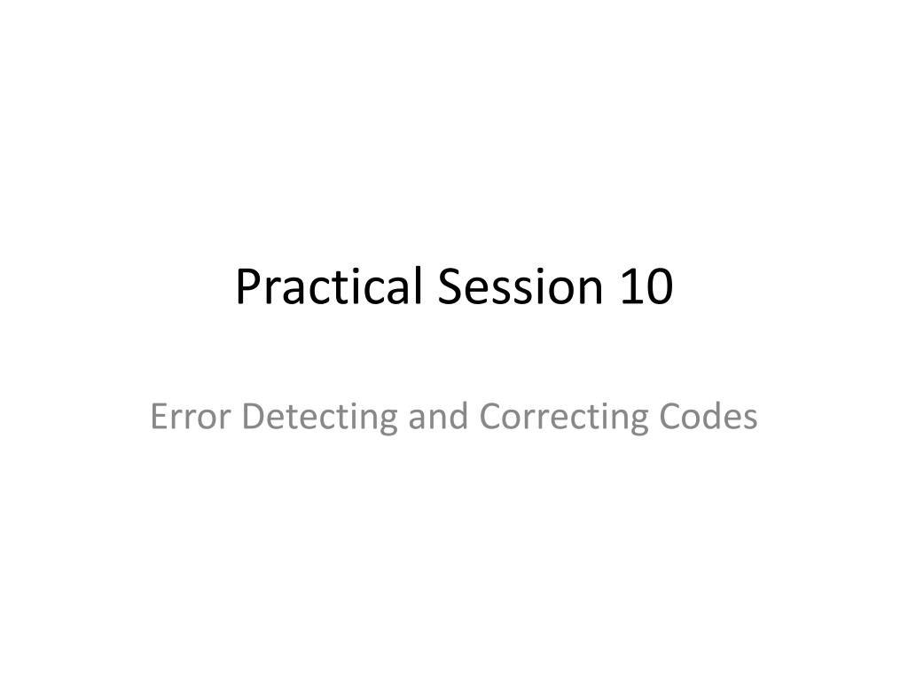 PPT - Practical Session 10 PowerPoint Presentation, free download - ID ...