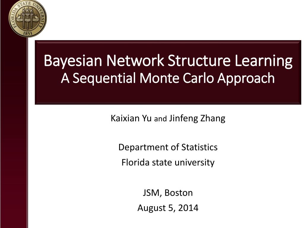 Ppt Bayesian Network Structure Learning A Sequential Monte Carlo Approach Powerpoint